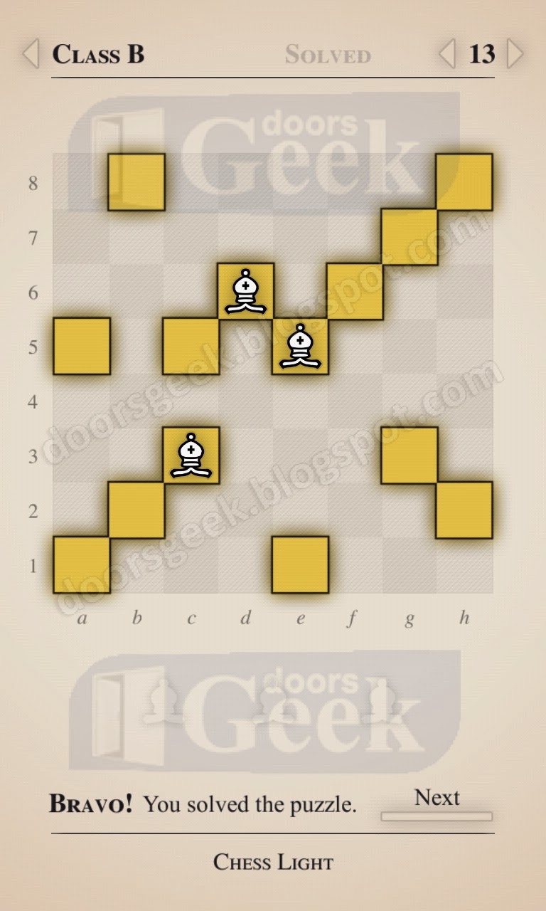 Chess Light [Class B] Level 13 ~ Doors Geek